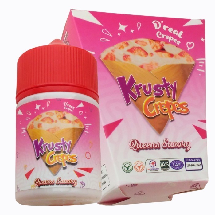 Jual Liquid Vape Krusty Crepes V5 Queens Savory 60ML by Java Juice ...