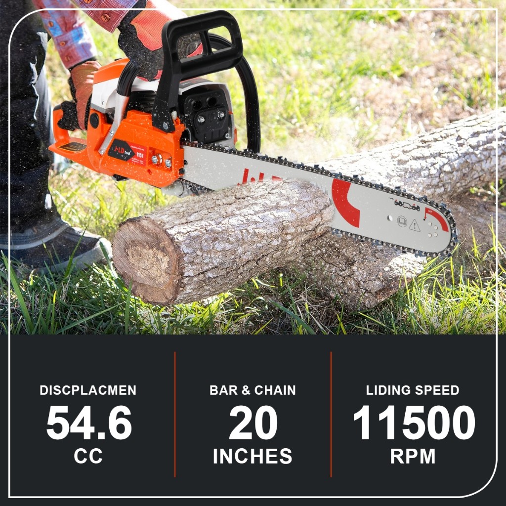 Jual Mesin Chainsaw mini Mesin Potong Kayu 20inch 2Tak Gergaji Potong ...