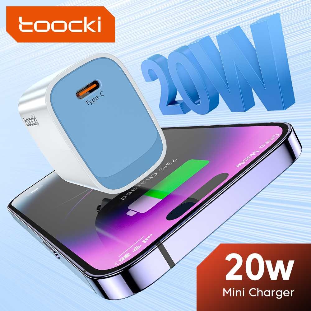 Jual Toocki Kepala Charger USB Type C Fast Charging PD 20W - TCTC-XC0G ...