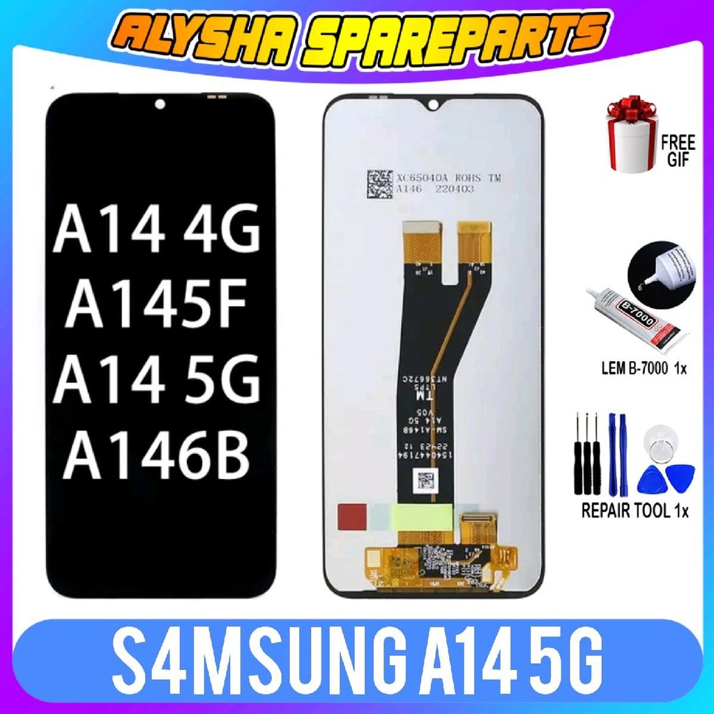 Jual LCD COMPATIBLE SAMSUNG A14 5G / A146 FULSET | Shopee Indonesia