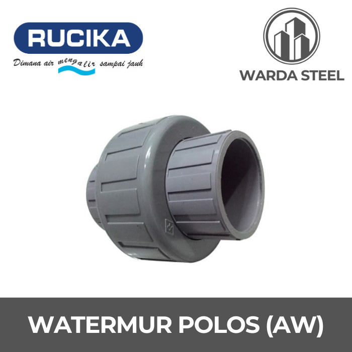 Jual Watermur AW 3/4" PVC RUCIKA Polos - Union Socket Water Mur Moor ...