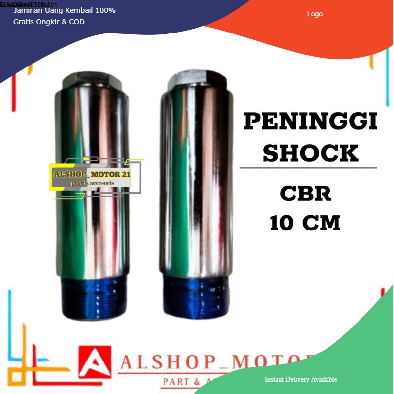 Jual Peninggi shock skok depan HONDA CBR ukuran 10 cm full besi ...