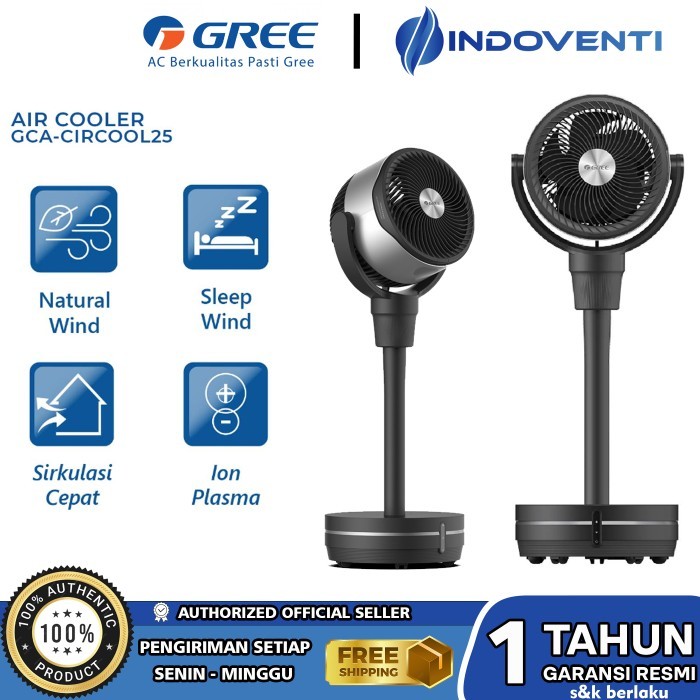 Jual GREE GCA-CIRCOOL25 Circulation Air Cooler Kipas Angin Dengan 8 ...