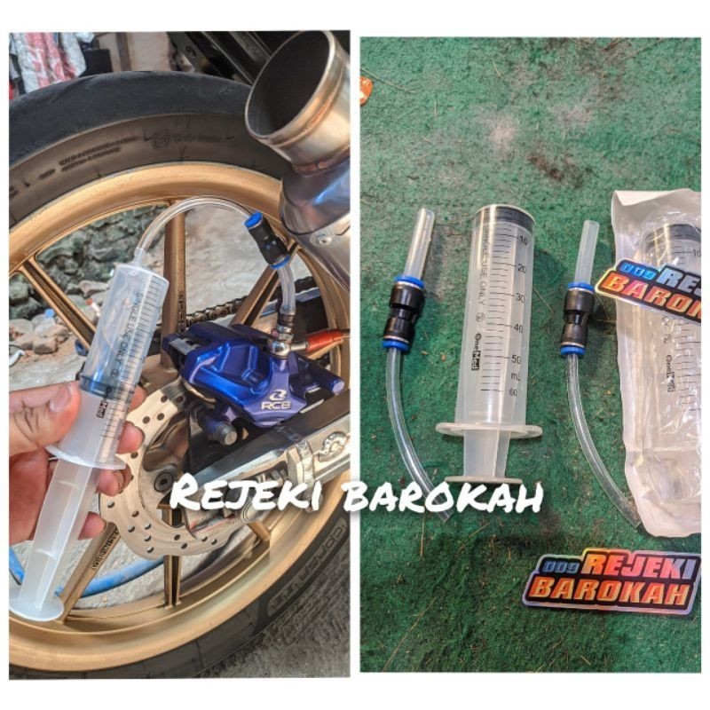 Jual Alat Bleeding minyak Rem Motor / Mobil Universal suntikan Kuras ...