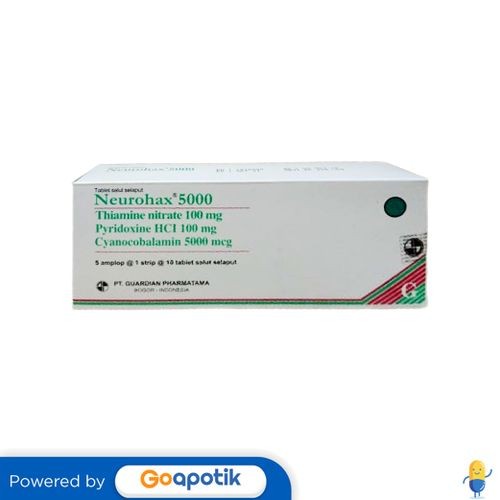 Jual Neurohax 5000 Box 50 Tablet | Shopee Indonesia