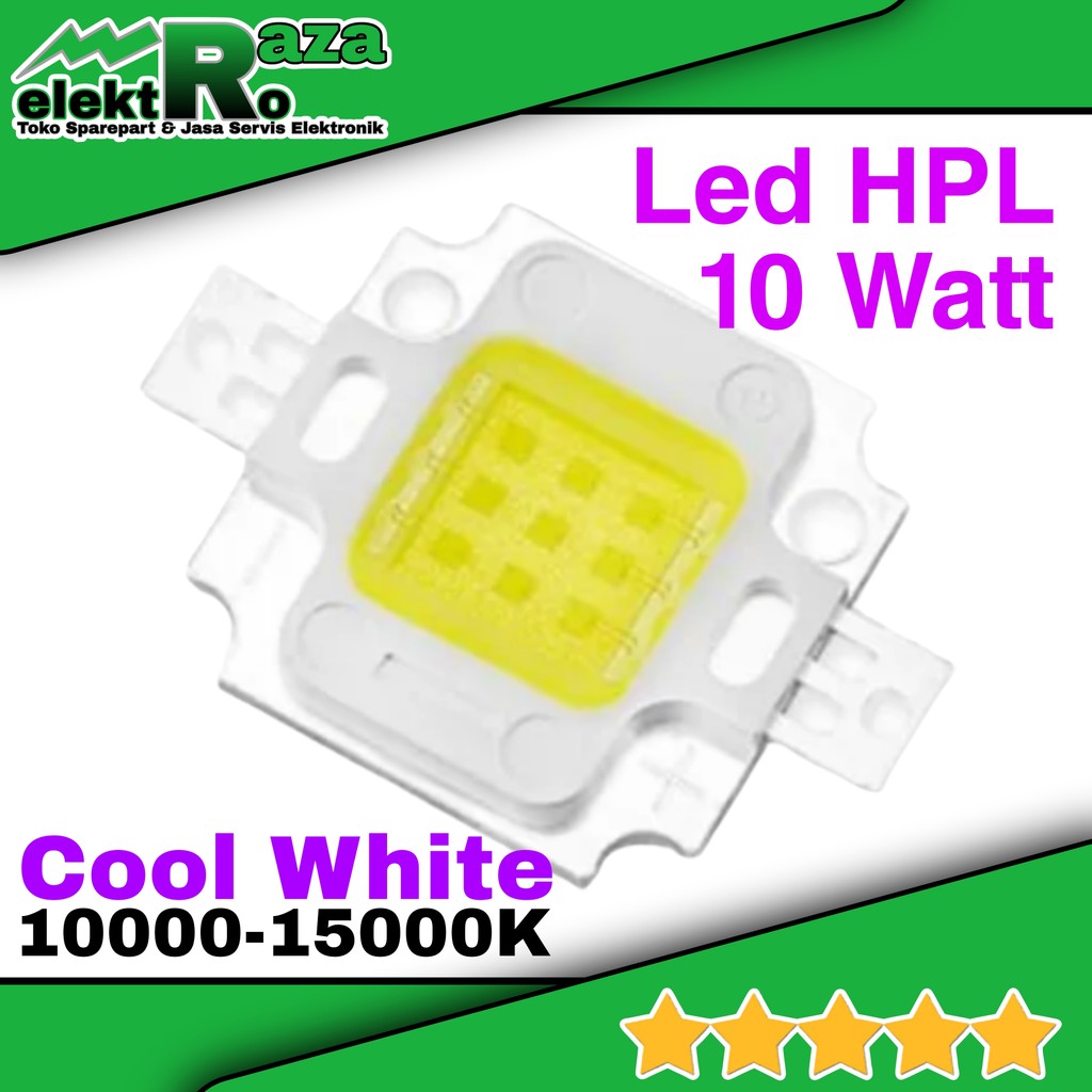 Jual Lampu LED HPL COB 10 Watt Chipset Epistar | Shopee Indonesia