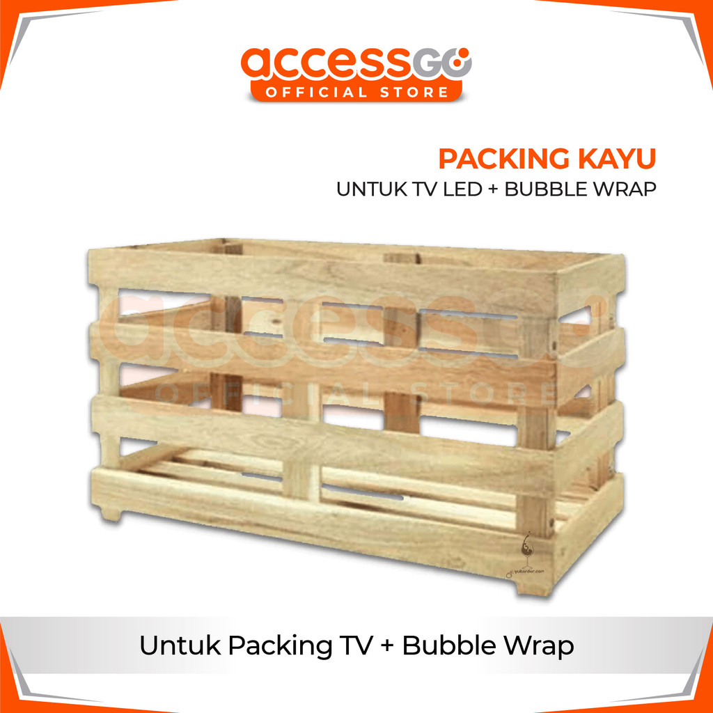 Jual (Untuk Packing TV) Packing Kayu + Bubble Wrap Pack | Shopee Indonesia