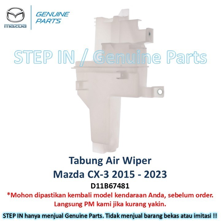 Jual Tabung tangki Air Wiper Water tank D11B67481 Mazda CX-3 CX3 2015 ...