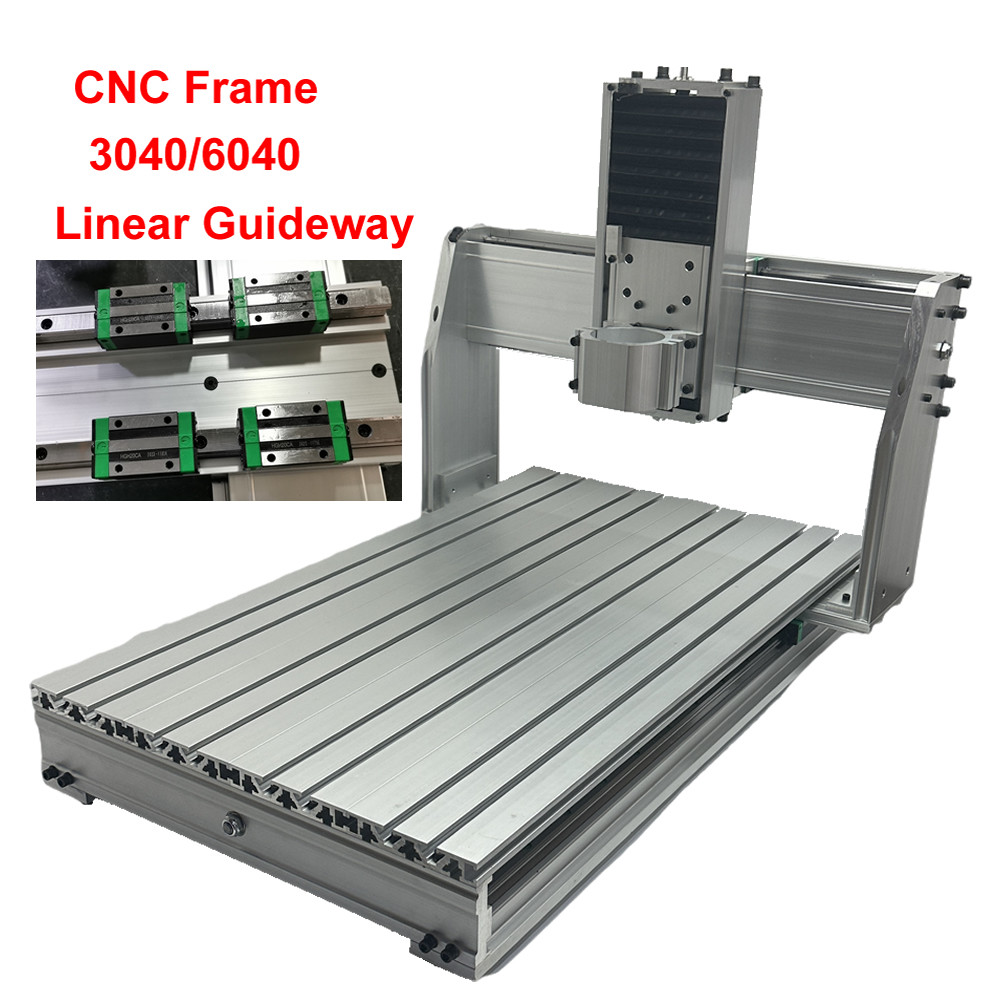 Jual Linear Guide Rail Aluminum CNC Frame Kit Wood Router 3040 6040 ...