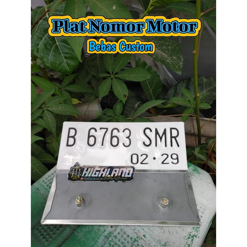 Jual Buat Custom Plat Motor Baut Tanam Bebas Custom | Shopee Indonesia