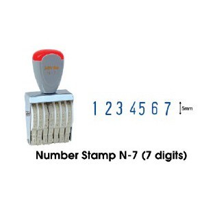 Jual Number Stamp / Stempel Angka / Nomor Joyko N-7 / 7 Digits | Shopee ...