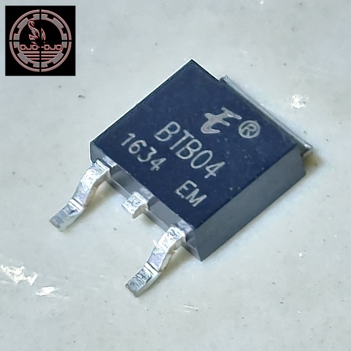 Jual BTB04 To-252 SMD BTB04-800 BTB04-600BW Triac 4A 50mA Bidirectional ...