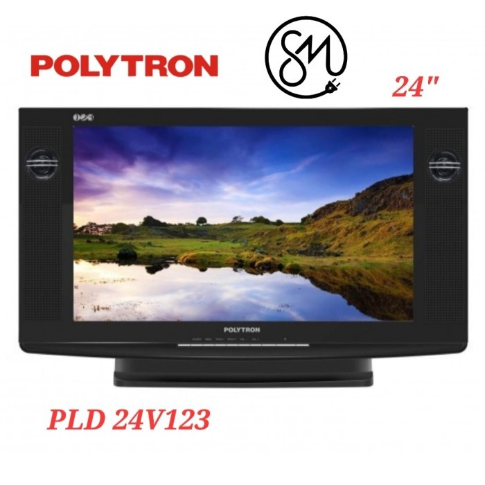 Jual LED TV Tabung Polytron PLD 24V123 24 inc Digital | Shopee Indonesia
