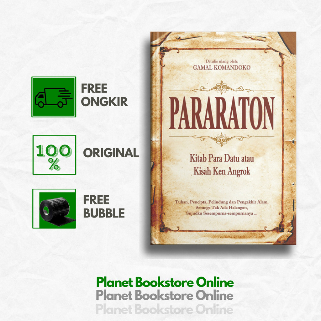 Jual Buku Pararaton - Kitab Para Datu atau Kisah Ken Angrok (Narasi ...