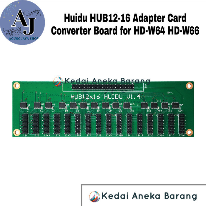 Jual AJstore - HUB Adapter Card Extension Huidu HUB12-16 for HD-W64 ...
