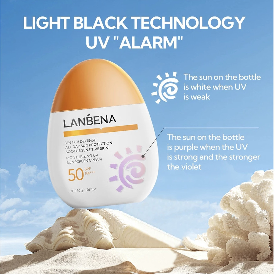 Jual Lanbena Vitamin c 3in1 UvDefense All Day Sun Protection - Spf 50pa ...