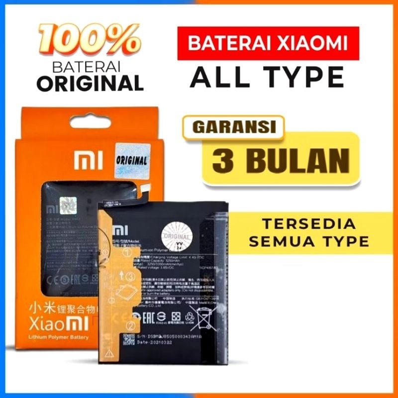 Jual Baterai Batre ORI 100 Xiaomi Redmi Note 7 7 Pro Redmi 9T Poco M3 ...