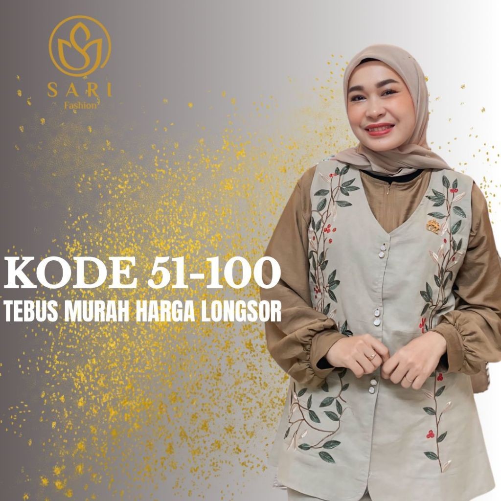 Jual Live Sale Kode ALINA 51-100 23-07-2025 Gamis Midi Dress Muslim ...