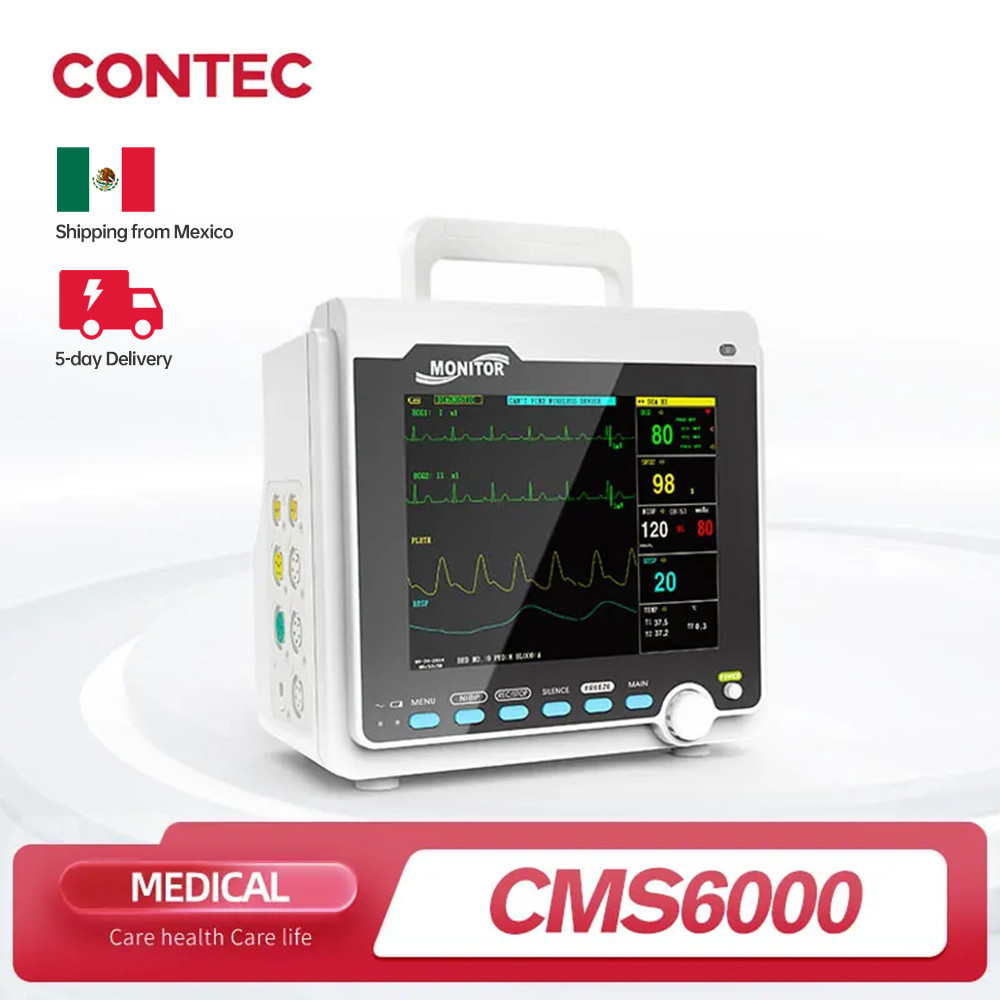 Jual CONTEC Portable Patient Monitor Human/Veterinary 8" Vital Sign ...