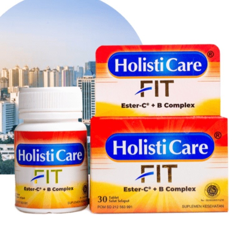 Jual Holisticare Fit Vitamin B Complex Ester C 30 Tablet | Shopee Indonesia