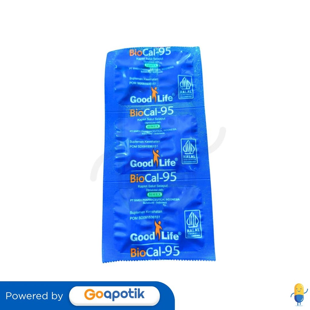 Jual Bio-Cal 95 Strip 6 Kaplet | Shopee Indonesia