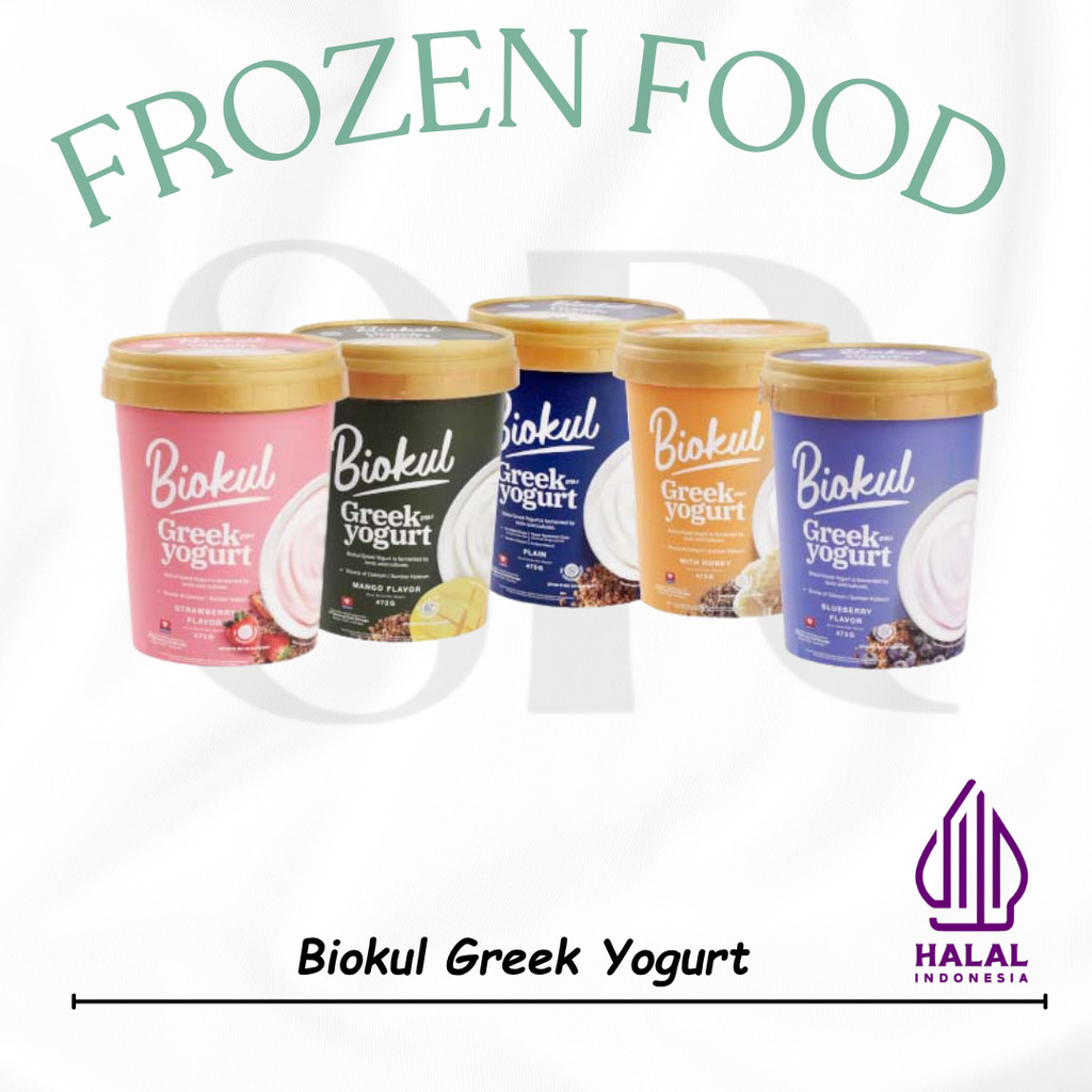 Jual Biokul Yogurt Greek Plain Honey - Yogurt Original Madu 473gr ...