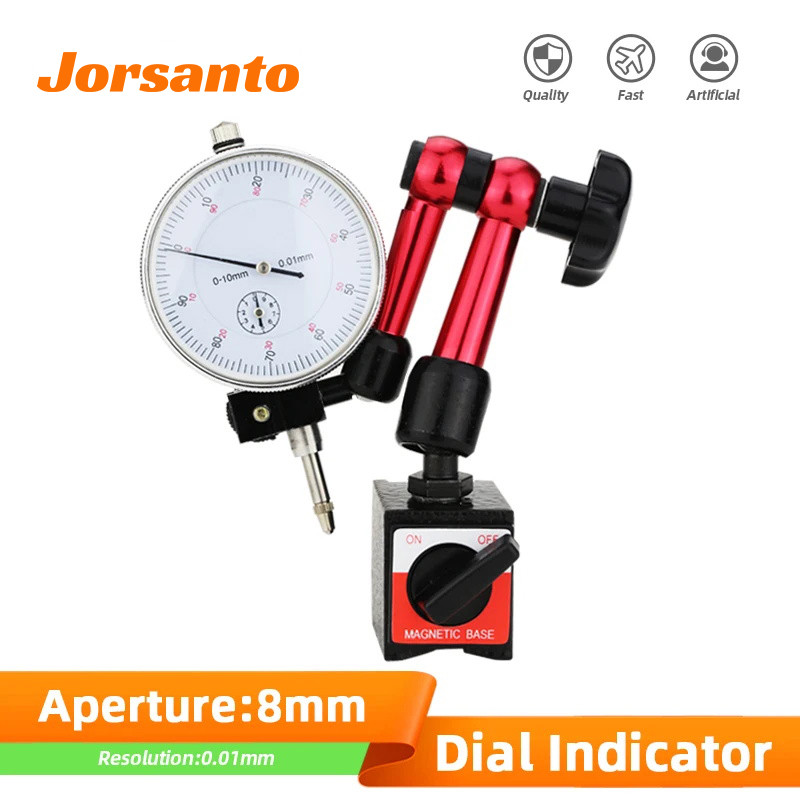 Jual Dial Indicator Magnetic Comparator Dial Gauge Magnetic Stand Base ...