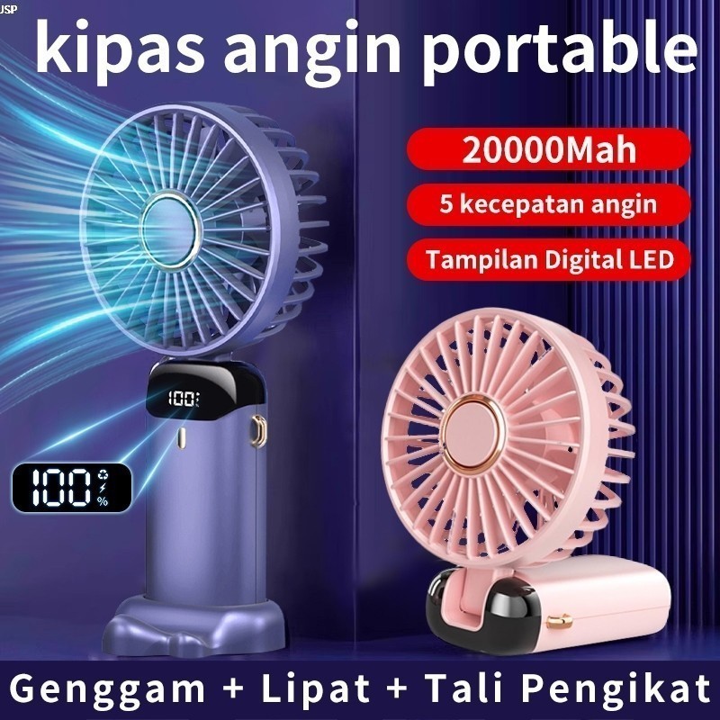 Jual CODkipas angin portable tahan lama dan tidak berisik 24 jam kipas ...