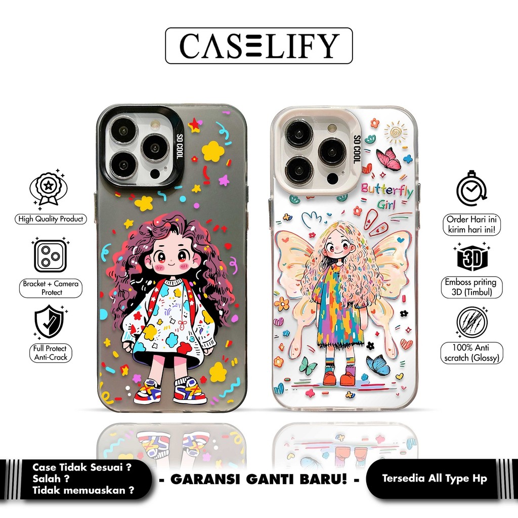 Jual CASELIFY case iphone x xr xs max 7 8 11 12 13 14 15 16 pro max plus casing imd ittle ...