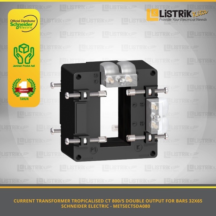 Jual CT SCHNEIDER CURRENT TRANSFORMER TROPICALISED 800/5 DOUBLE OUTPUT ...