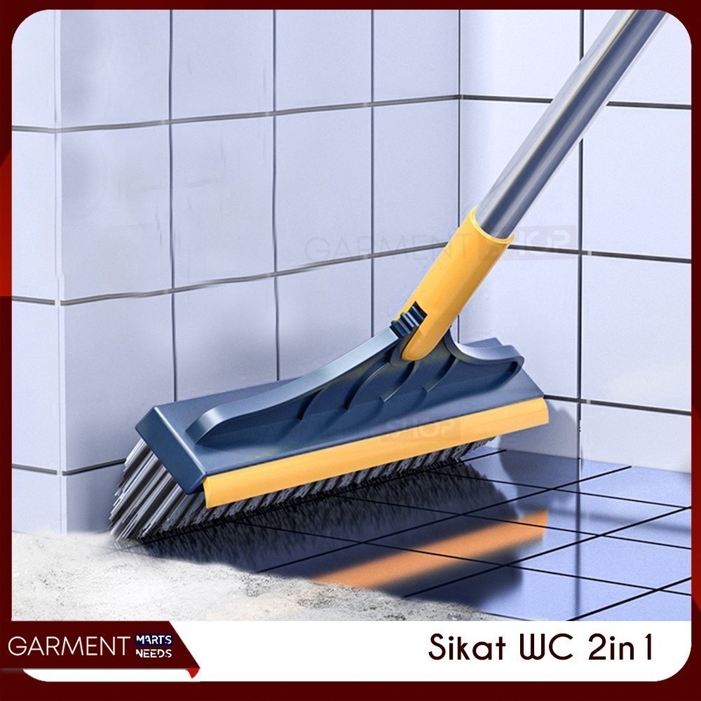Jual PST Sikat Lantai Wiper Pembersih Lantai Dinding Kamar Mandi Gagang ...