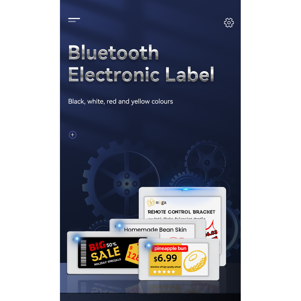 Jual 2.9" Eink Four Color Epaper tag ESL Electronic Shelf Label For ...