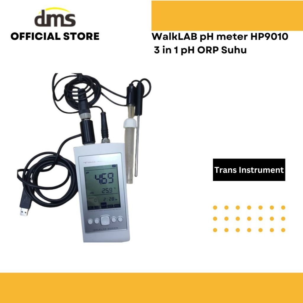 Jual WalkLAB pH meter HP9010 3 in 1 pH ORP Suhu Trans Instrument ...