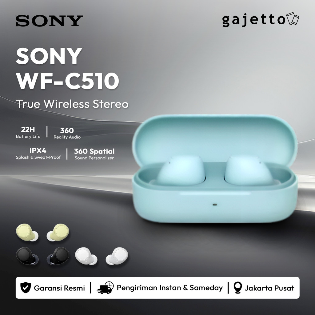 Jual Sony WF-C510 WFC510 WF C510 TWS Truly Wireless Earphone Bluetooth Sony TWS | Shopee Indonesia