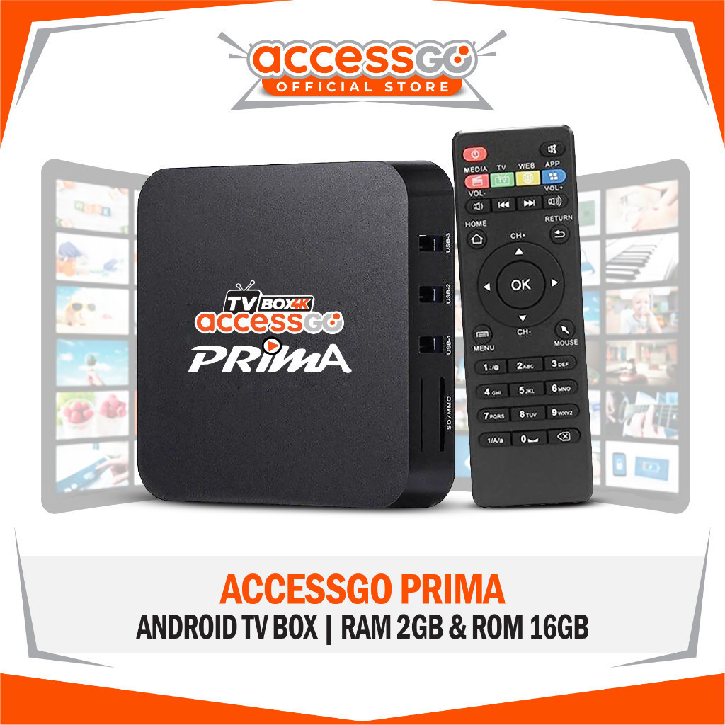 Jual ANDROID TV BOX 4K ACCESSGO PRIMA RAM 2GB & ROM 16GB - Tech.Zone ...