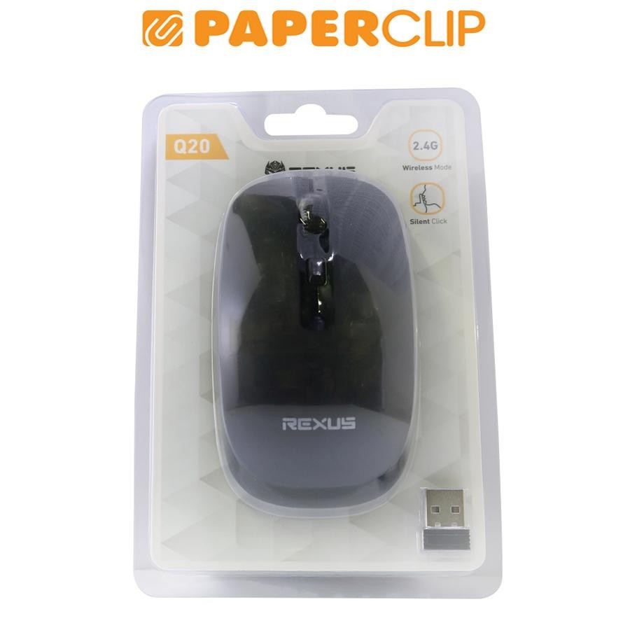Jual MOUSE WIRELESS OFFICE REXUS Q20 4D | Shopee Indonesia