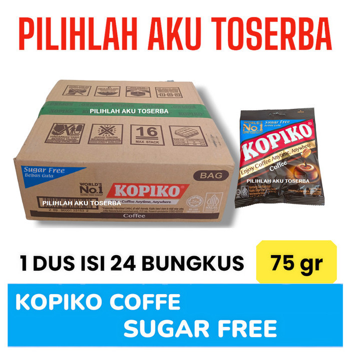 Jual Permen Kopi KOPIKO SUGAR FREE BEBAS GULA - ( HARGA 1 DUS ISI 24 ...