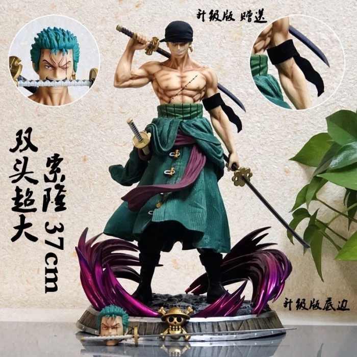 Jual (Baca Deskripsi) Action Figure One Piece - Zoro Demon Aura Bandana ...