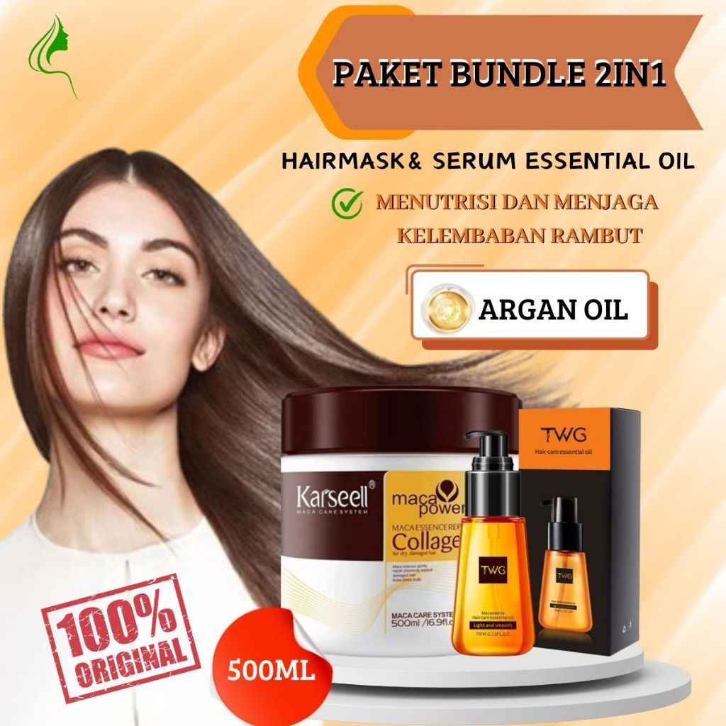 Jual Paket Bundle 2in1 | Karseell Smoothing Keratin Treatment & Serum ...
