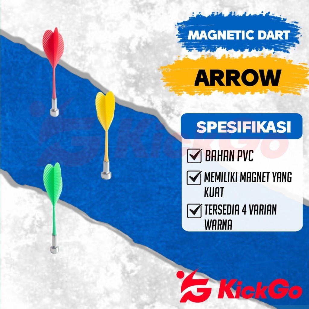 Jual KickGo Anak Panah Magnetik Dart Board Game Magnet Dart Arrow ...