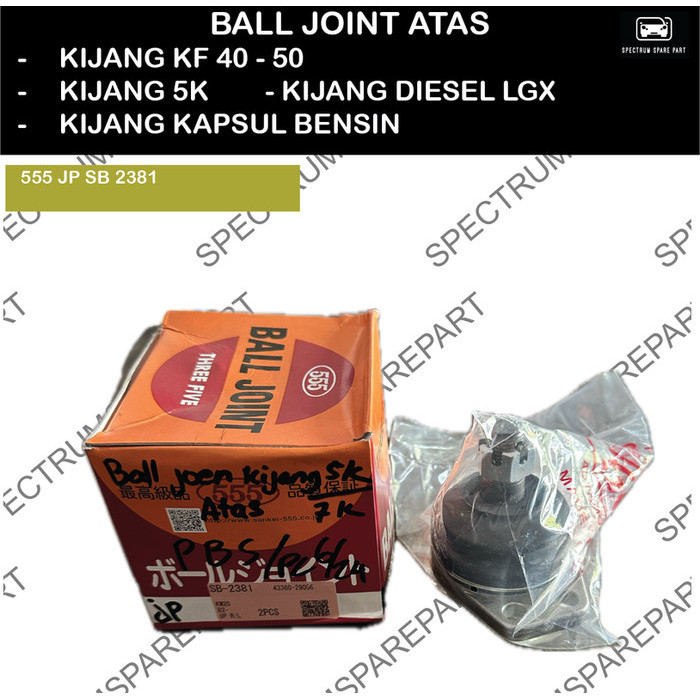 Jual BALL JOINT ATAS KIJANG KF40 - 50 - 5K - KIJANG DIESEL LGX 555 JP ...