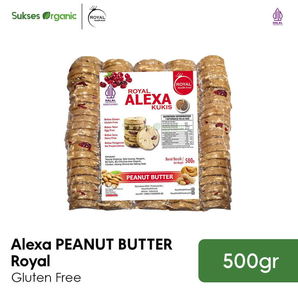 Jual Almond Delight Cookies PEANUT BUTTER Alexa 500gr | Shopee Indonesia