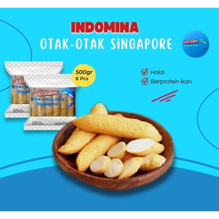 Jual Indomina Otak Otak Singapore 500gr Frozen Food | Shopee Indonesia