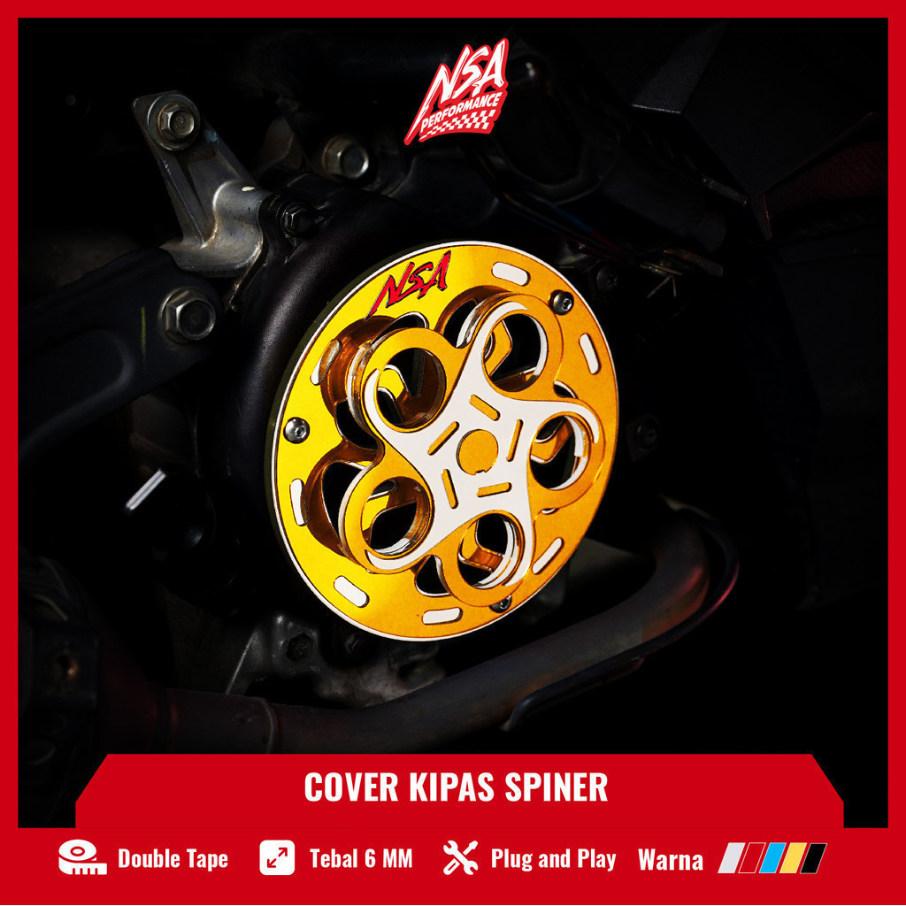 Jual NSA Spinner Cover Kipas Cyclone Series Beat Scoopy Mio Vespa TUTUP ...