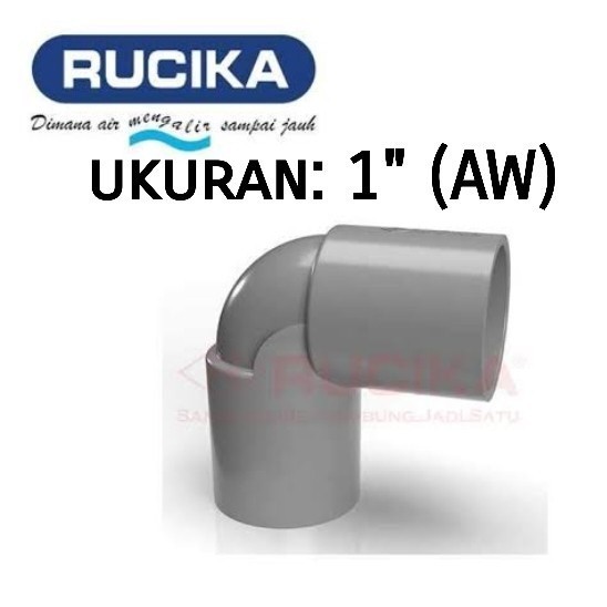 Jual Keni 1" Elbow 1" inch AW RUCIKA Knee Kenie L Knie 1 inch | Shopee ...