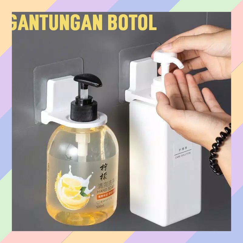 Jual HW22 Gantungan Botol Sabun Shampo Kamar Mandi Antiseptic Hand ...