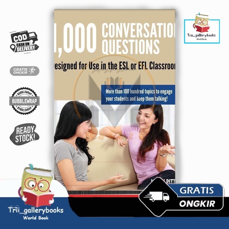 Jual 1,000 Conversation Questions by Larry W Pitts | Shopee Indonesia
