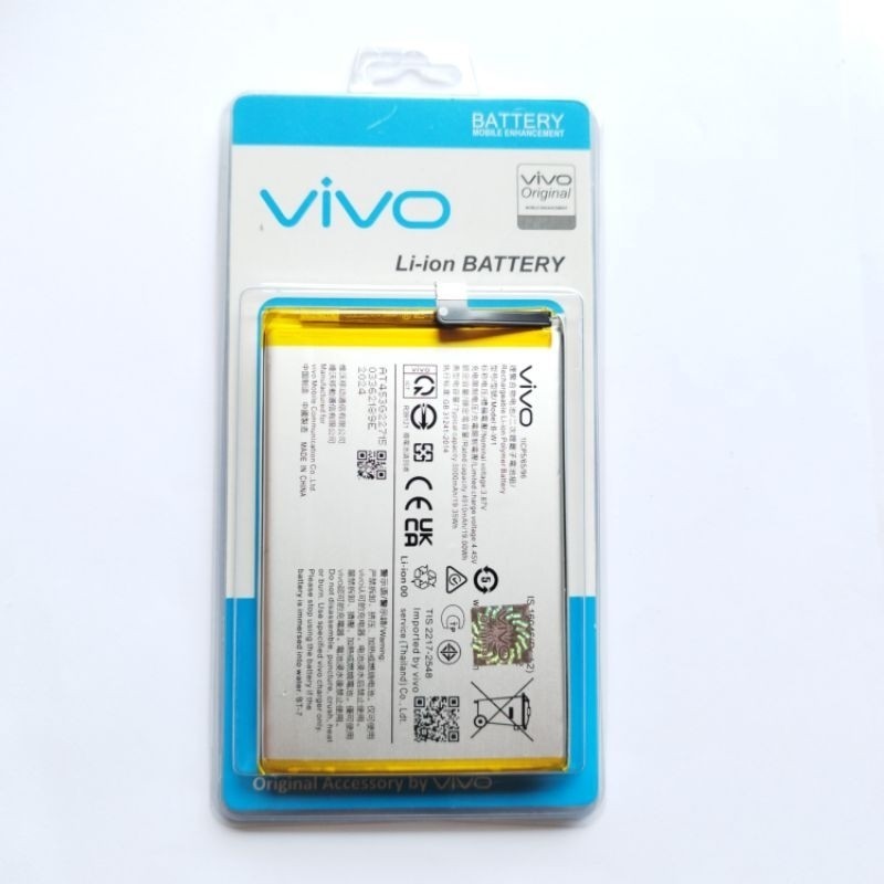 Jual BATERAI BATRE VIVO Y16 2022 Y02 Y02T Y02S B-W1 ORIGINAL GARANSI ...