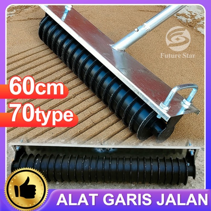 Jual Alat Garis Penggaris Jalan Beton 60 cm Floor Emboser Concrete ...
