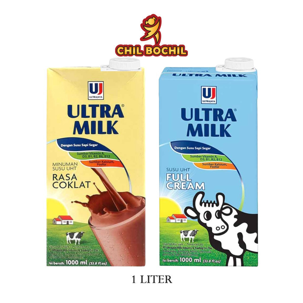 Jual SUSU ULTRA 1 LITER - SUSU ULTRA MILK SUSU UHT FULL CREAM 1000ML ...